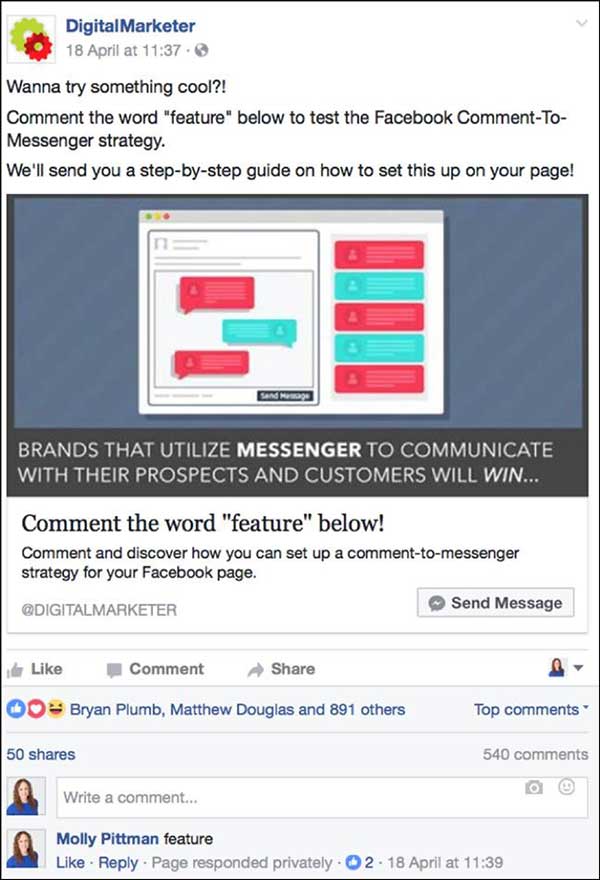 Facebook Messenger Ads: How to Use Them in Your Business | DigitalMarketer